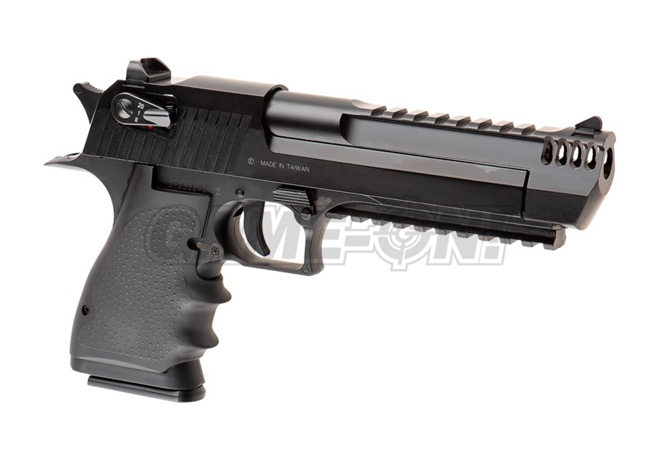 KWC - Deagle .50 L6 Full Auto Softgun Pistol med Blowback - Svar - Game ...